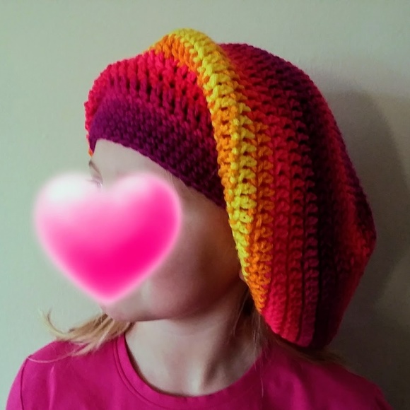 Handmade | Accessories | Handmade Crochet Slouch Hat | Poshmark